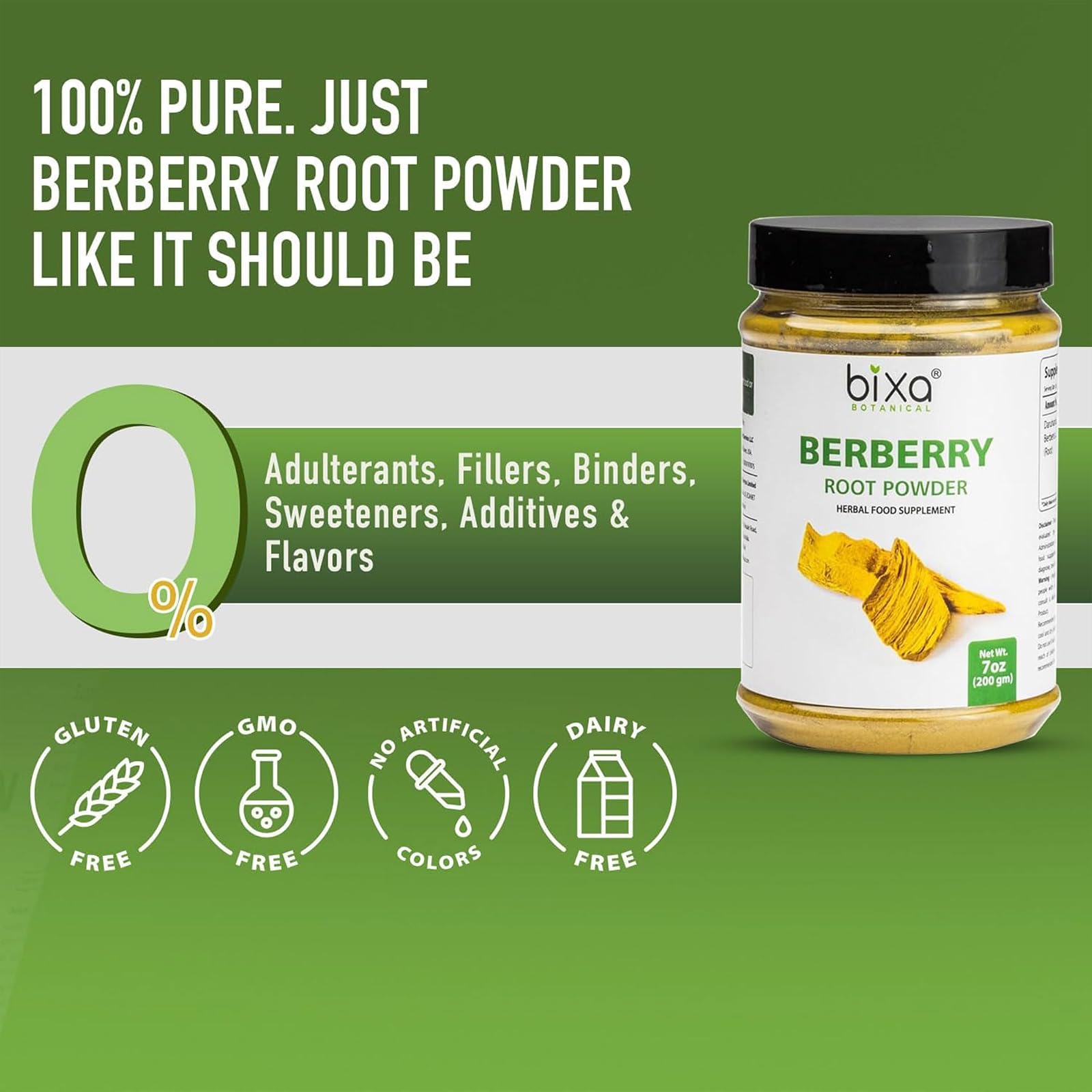 organic berberry root powder 7 oz