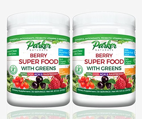 organic berry green superfood powder