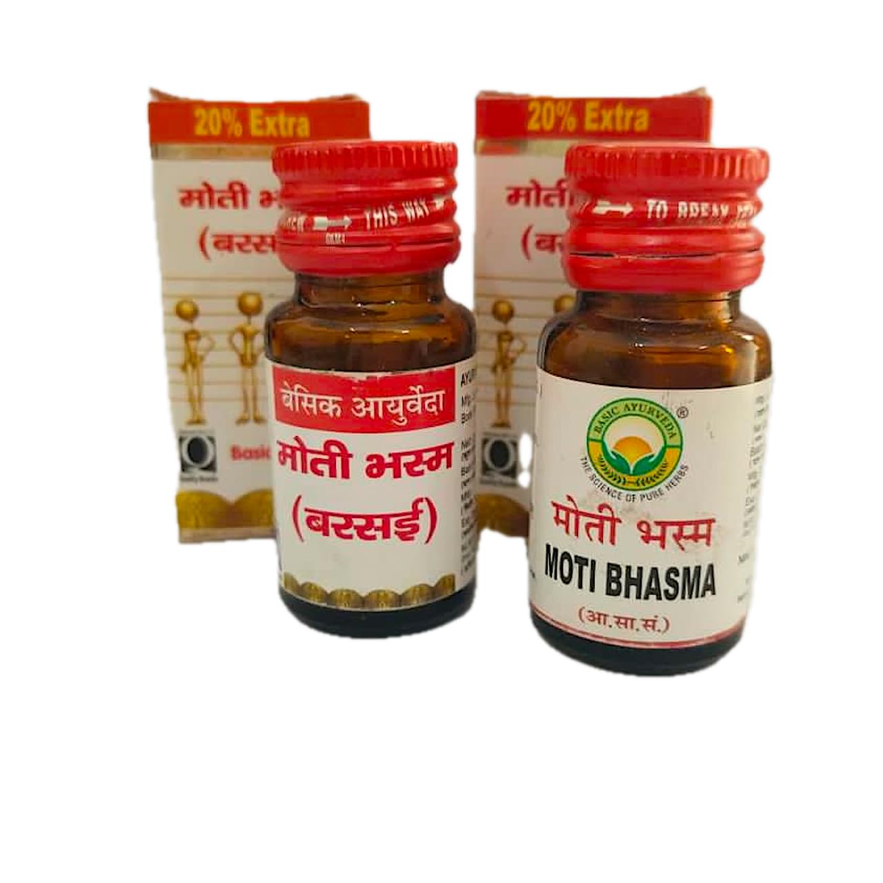 organic Bhasma Moti Bhasma supplement