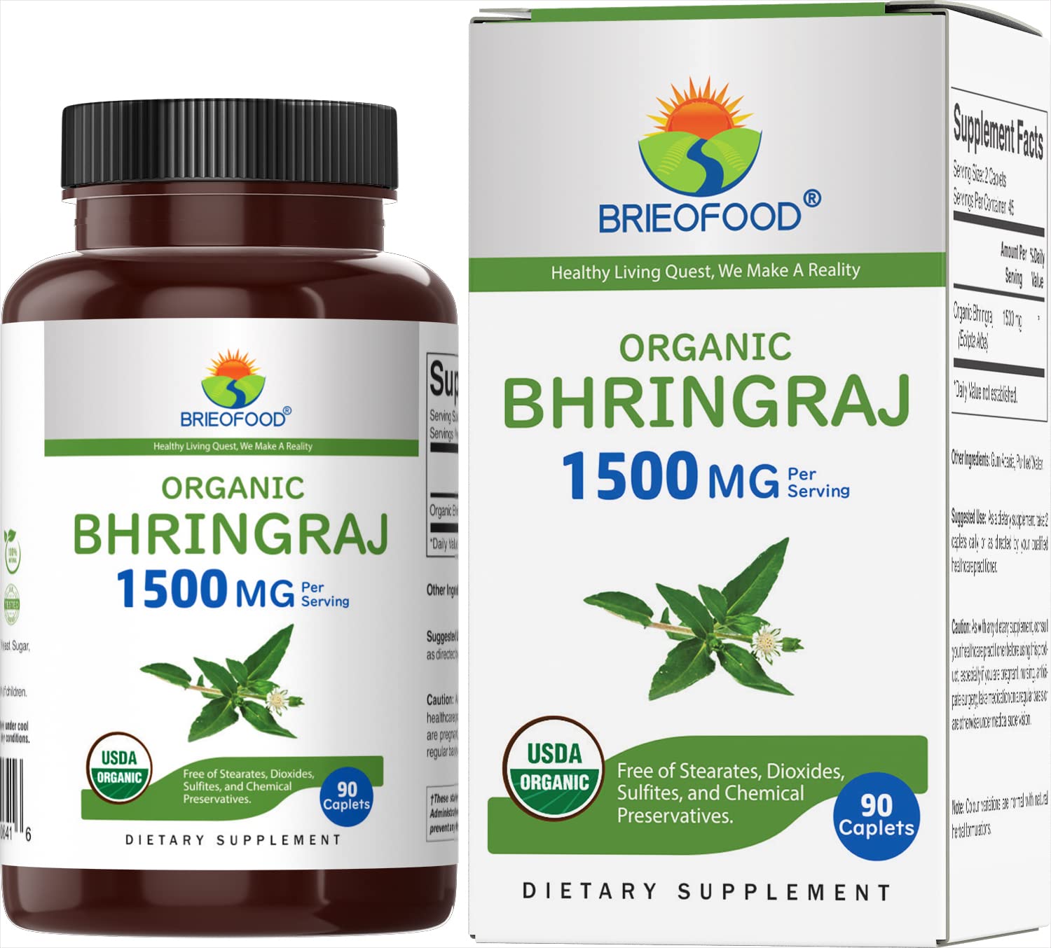 organic bhringraj vegetarian tablets