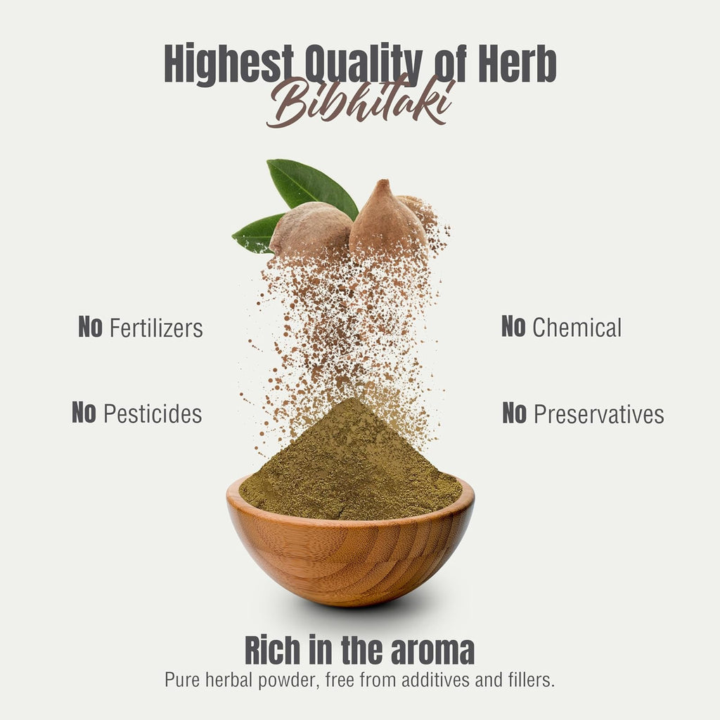 Organic Bibhitaki powder benefits