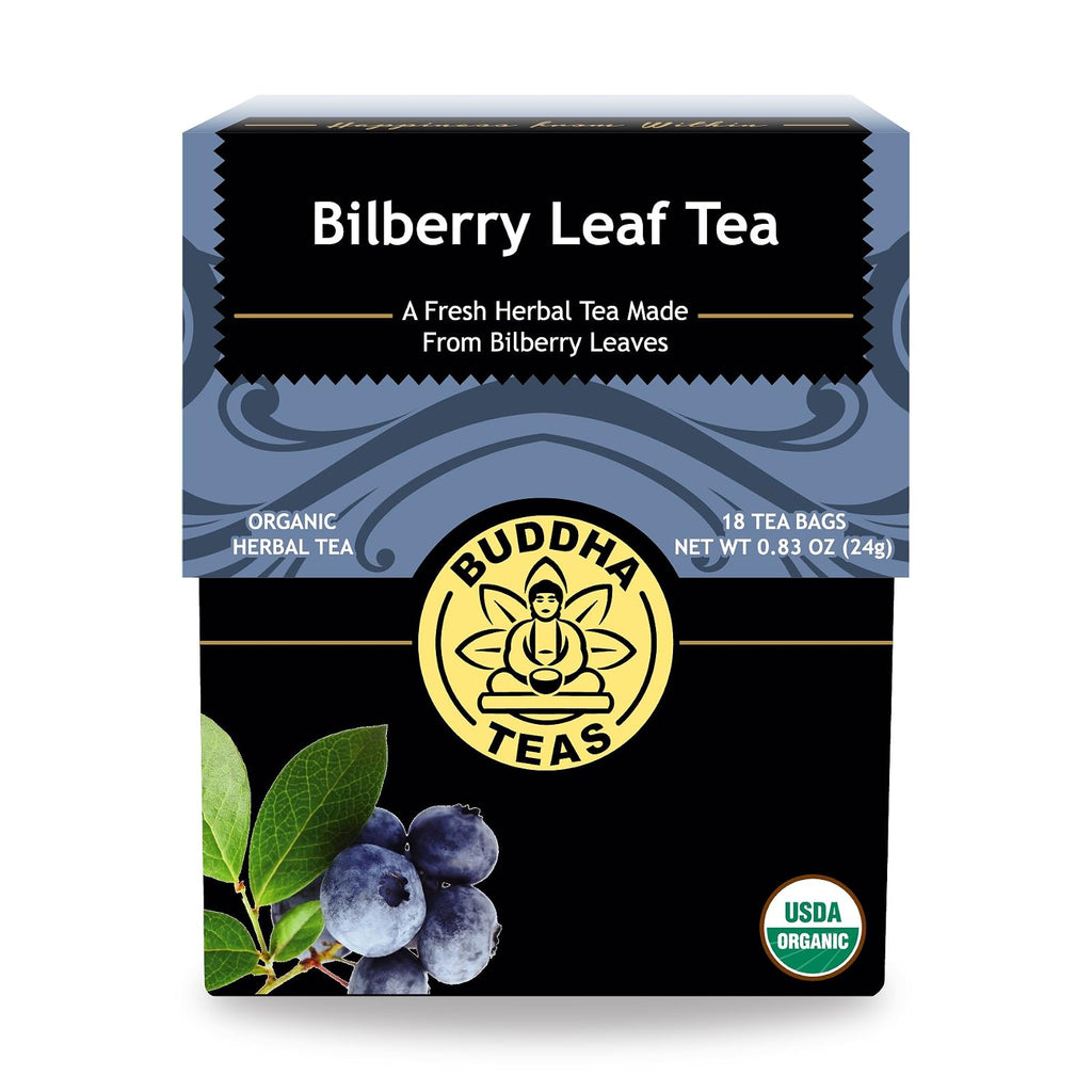 organic bilberry leaf herbal tea