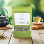 organic birch leaf tea for relaxation