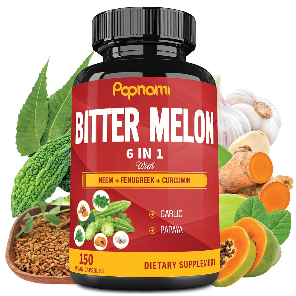 Organic bitter melon extract capsules
