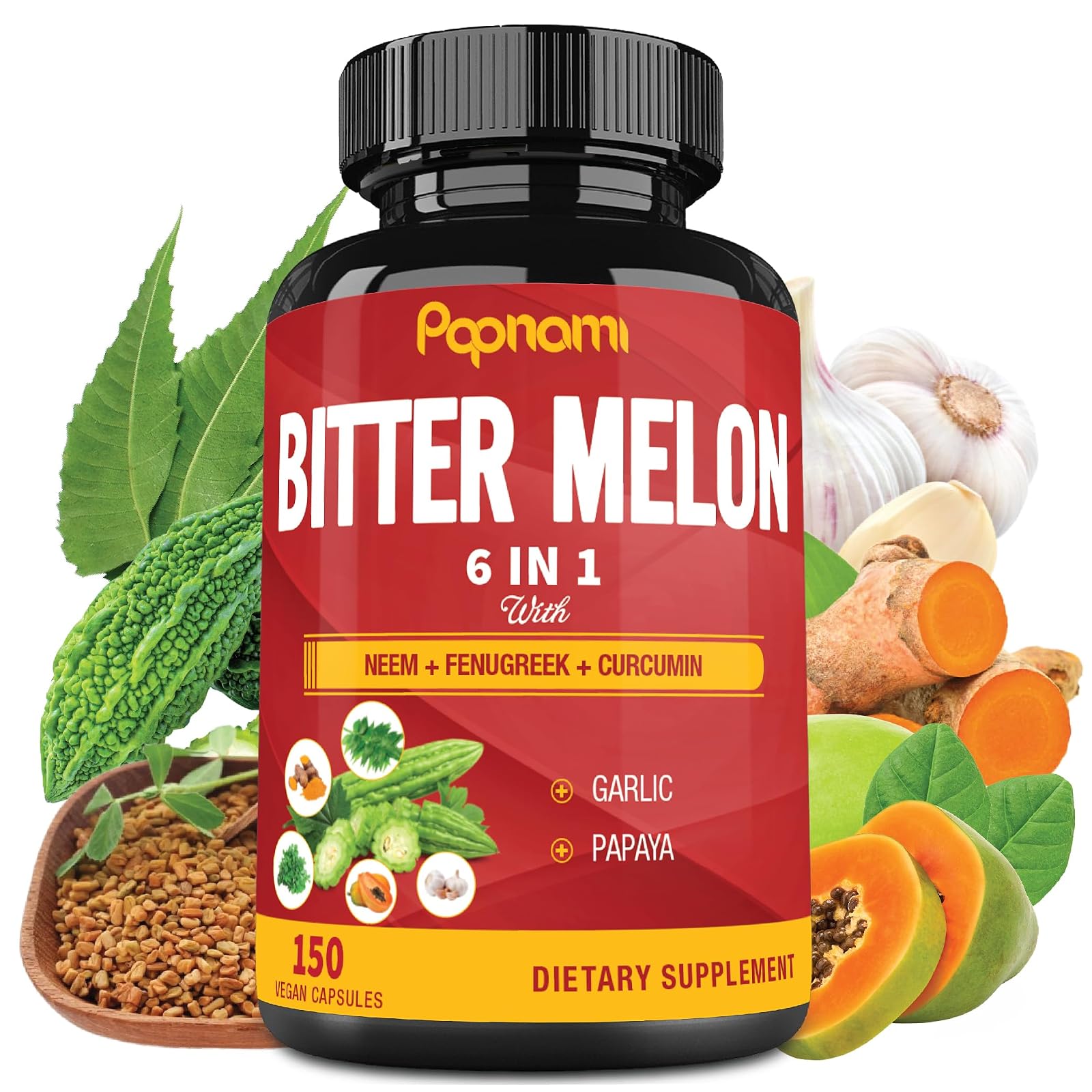 Organic bitter melon extract capsules