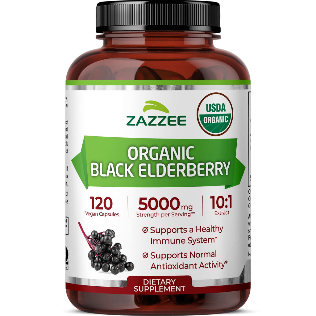 organic black elderberry extract capsules