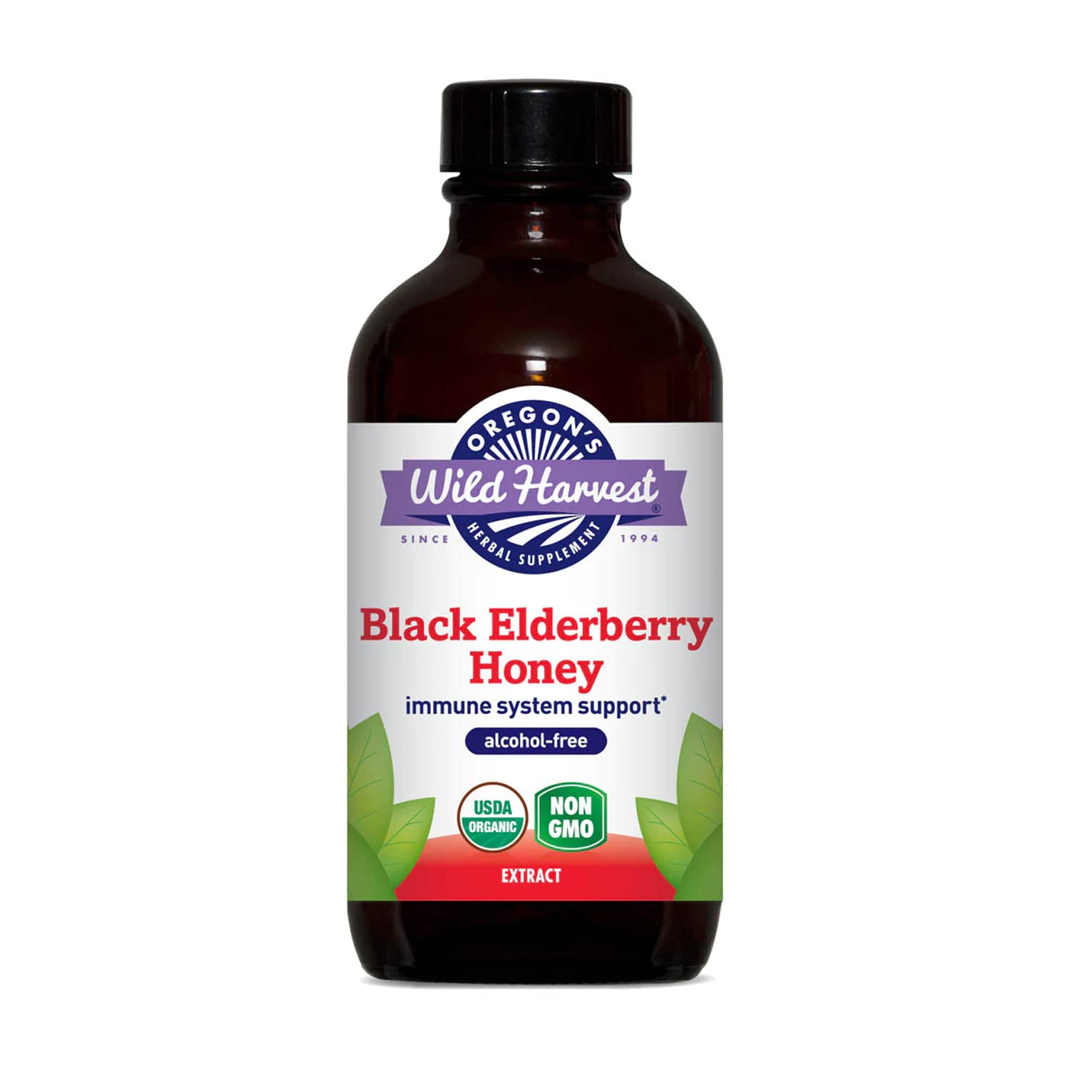organic black elderberry honey