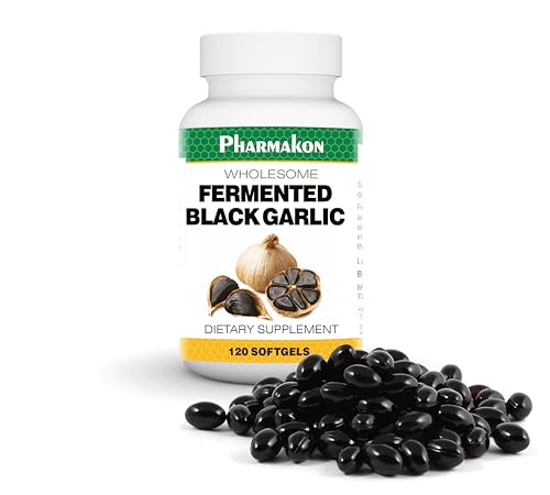 organic black garlic soft capsules