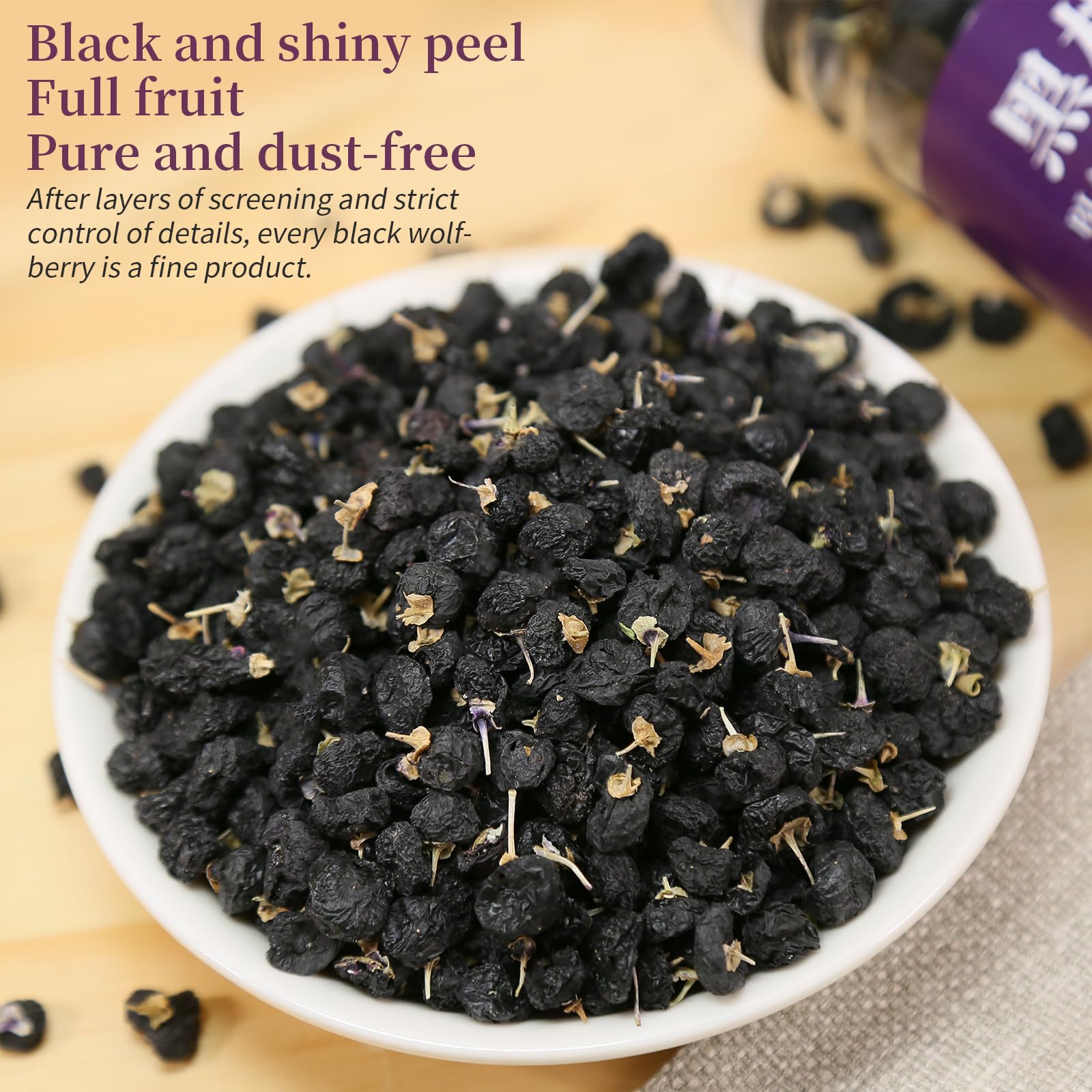 organic black goji berry herbal tea