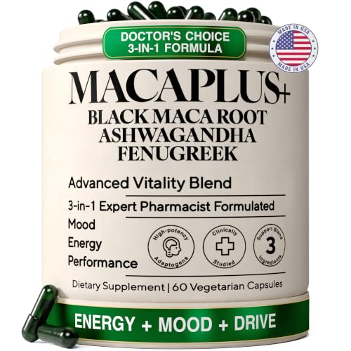 organic black maca extract capsules