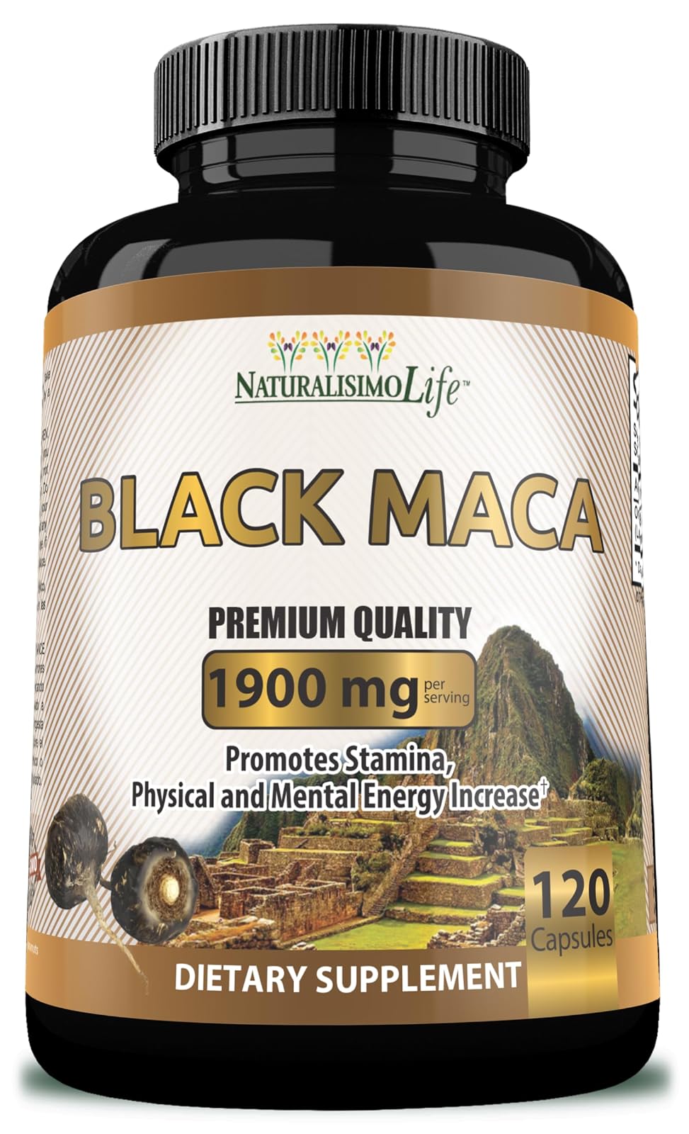 Organic Black Maca multivitamins for energy