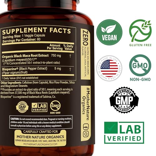 organic black maca root benefits