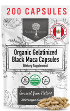 organic black maca root capsules