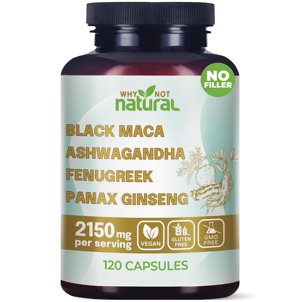 organic black maca root capsules