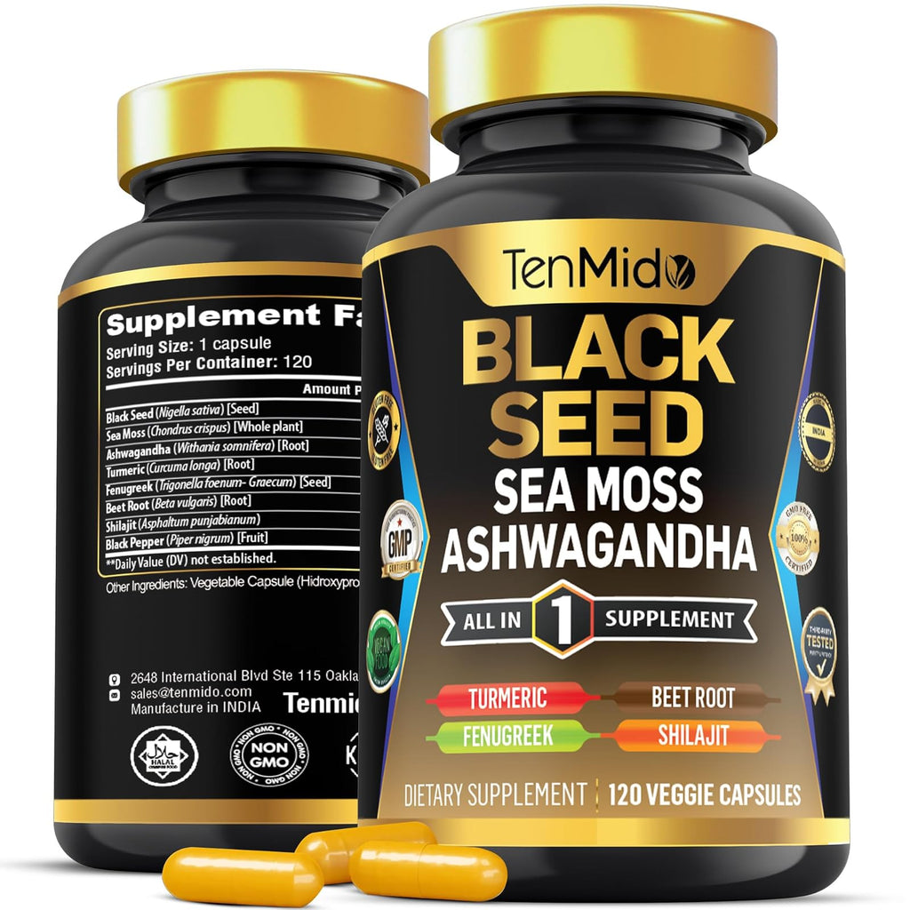 Organic black seed multivitamins for women