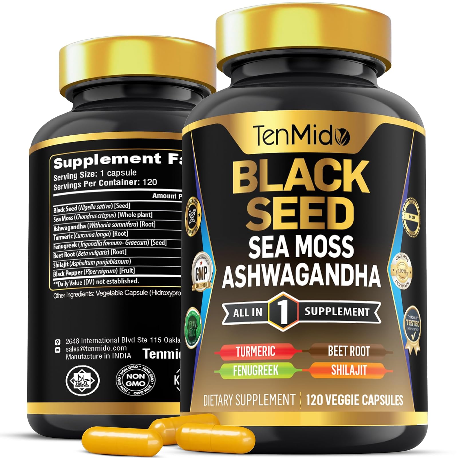 Organic black seed multivitamins for women