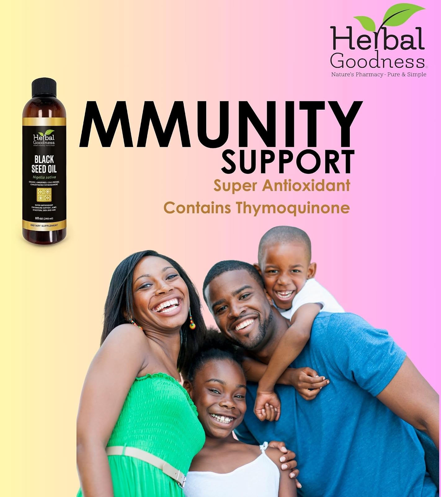 Organic black seed oil for hair