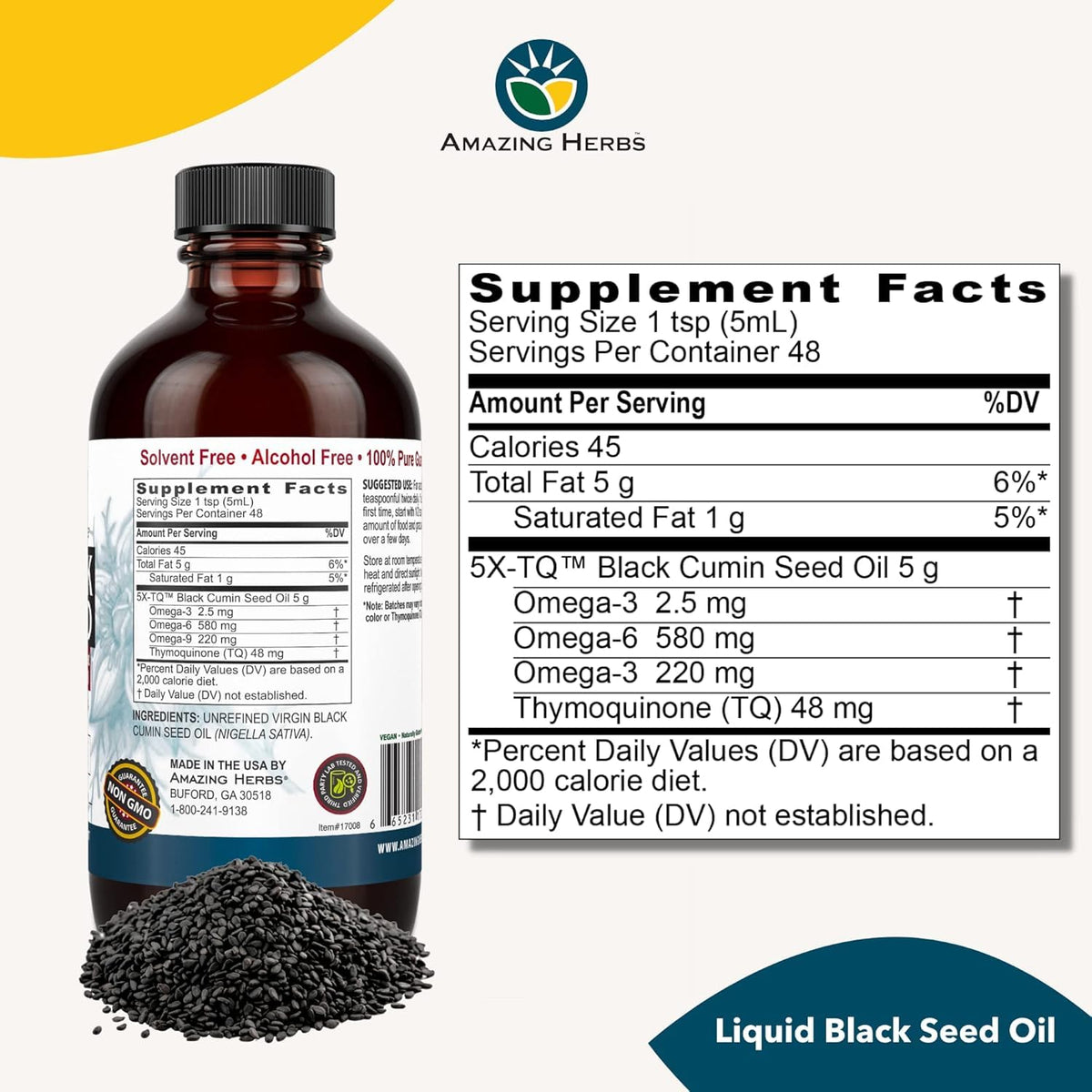 organic black seed oil for health
