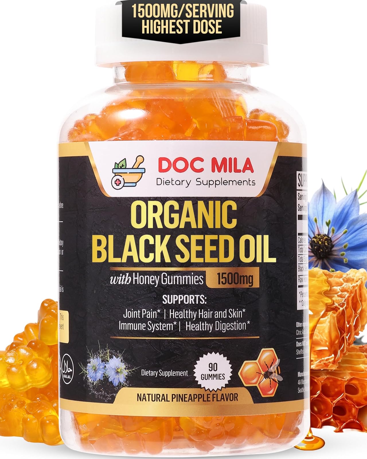 organic black seed oil gummies