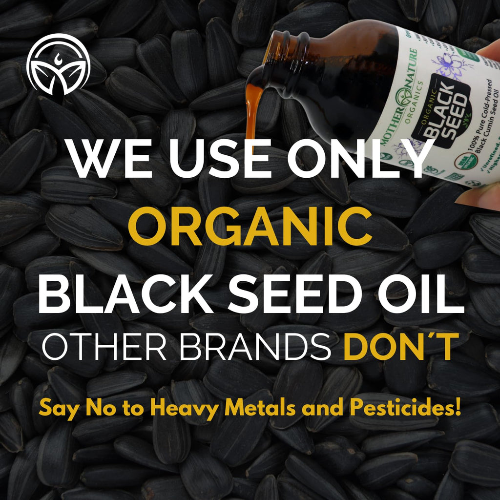 organic black seed oil supplement
