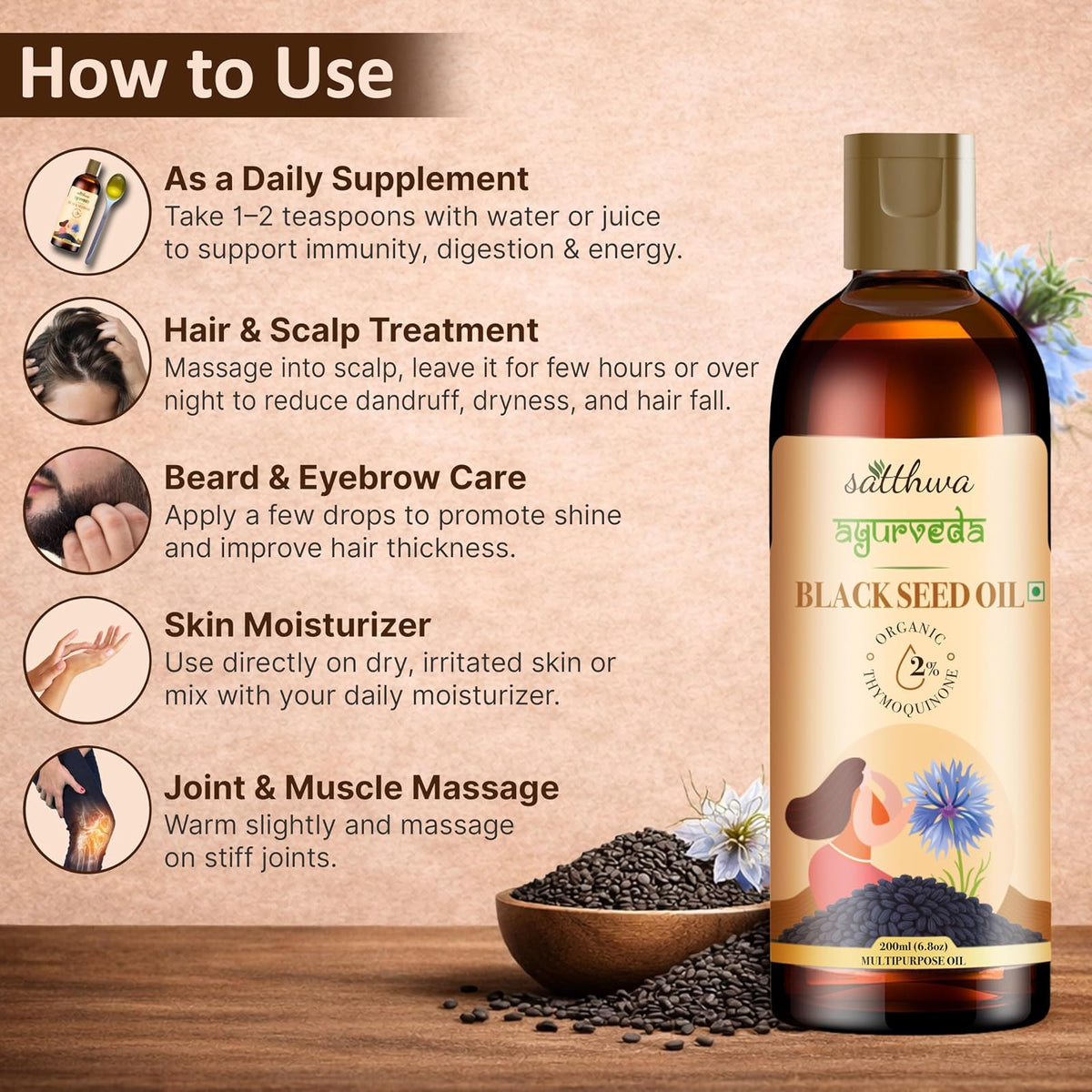 organic black seed oil supplement