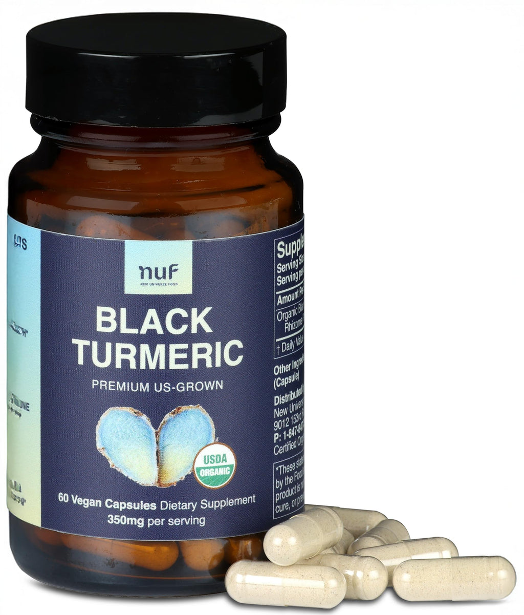 organic black turmeric capsules