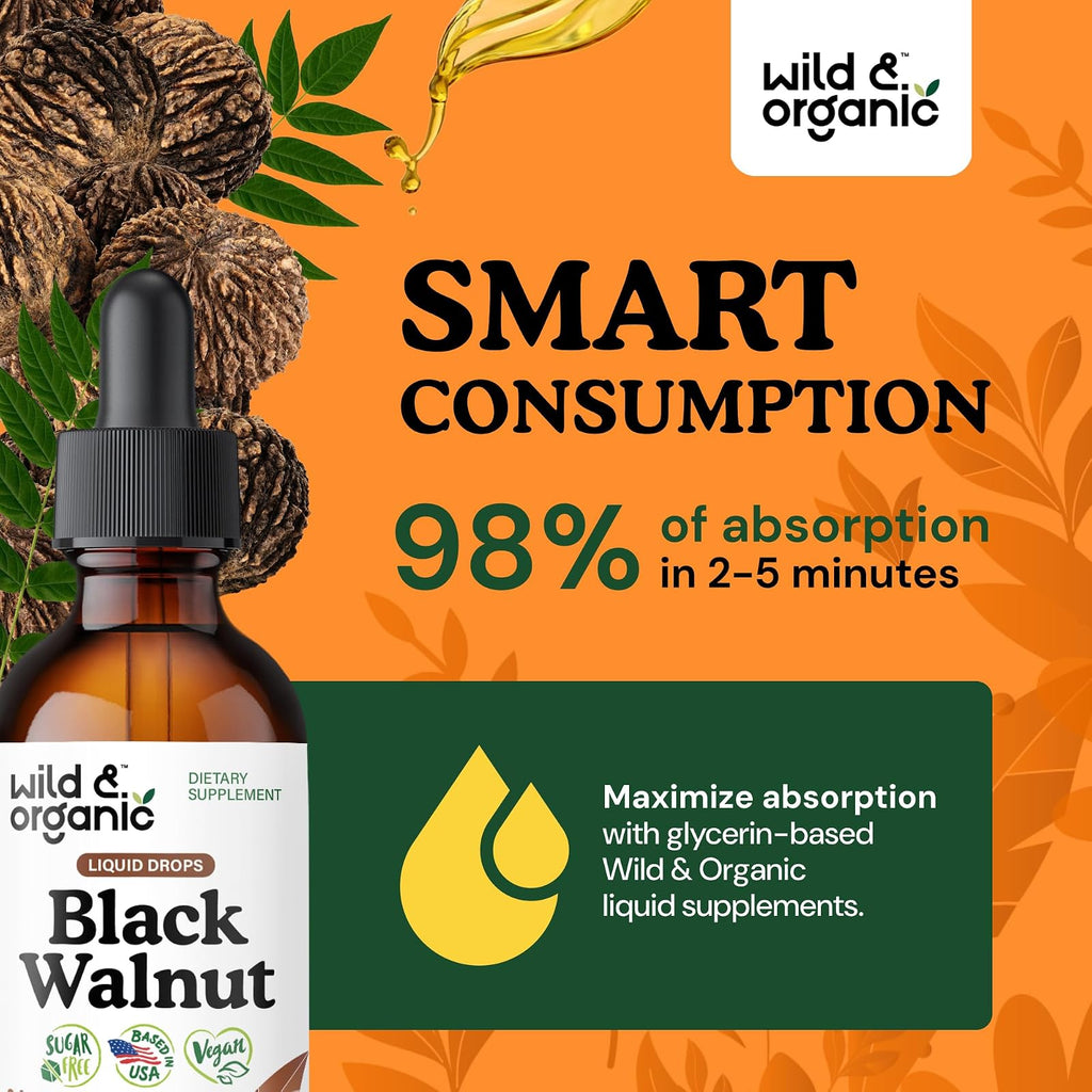 organic black walnut for cleansing