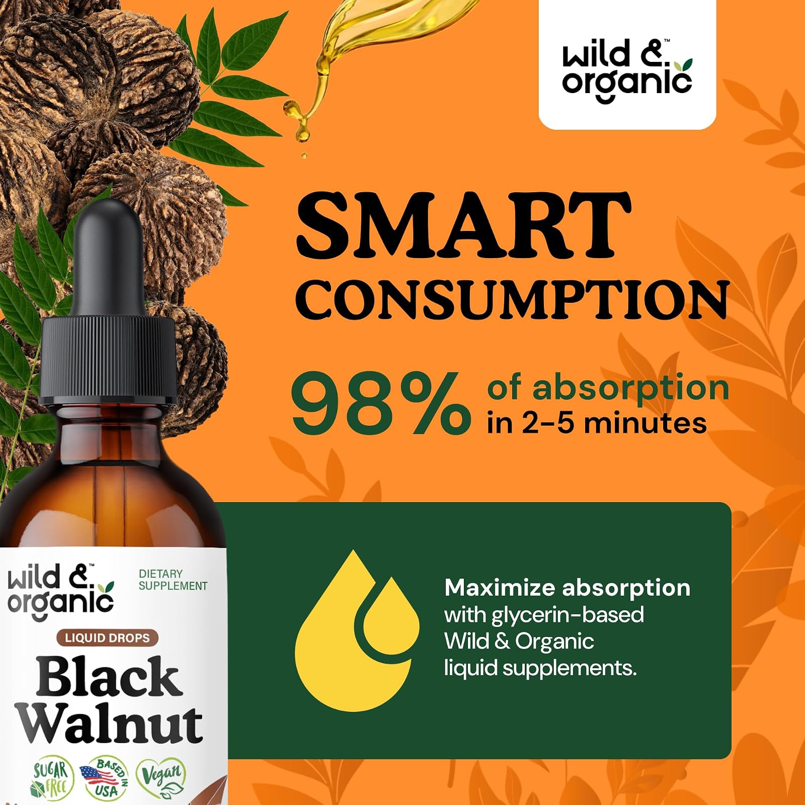 organic black walnut for cleansing
