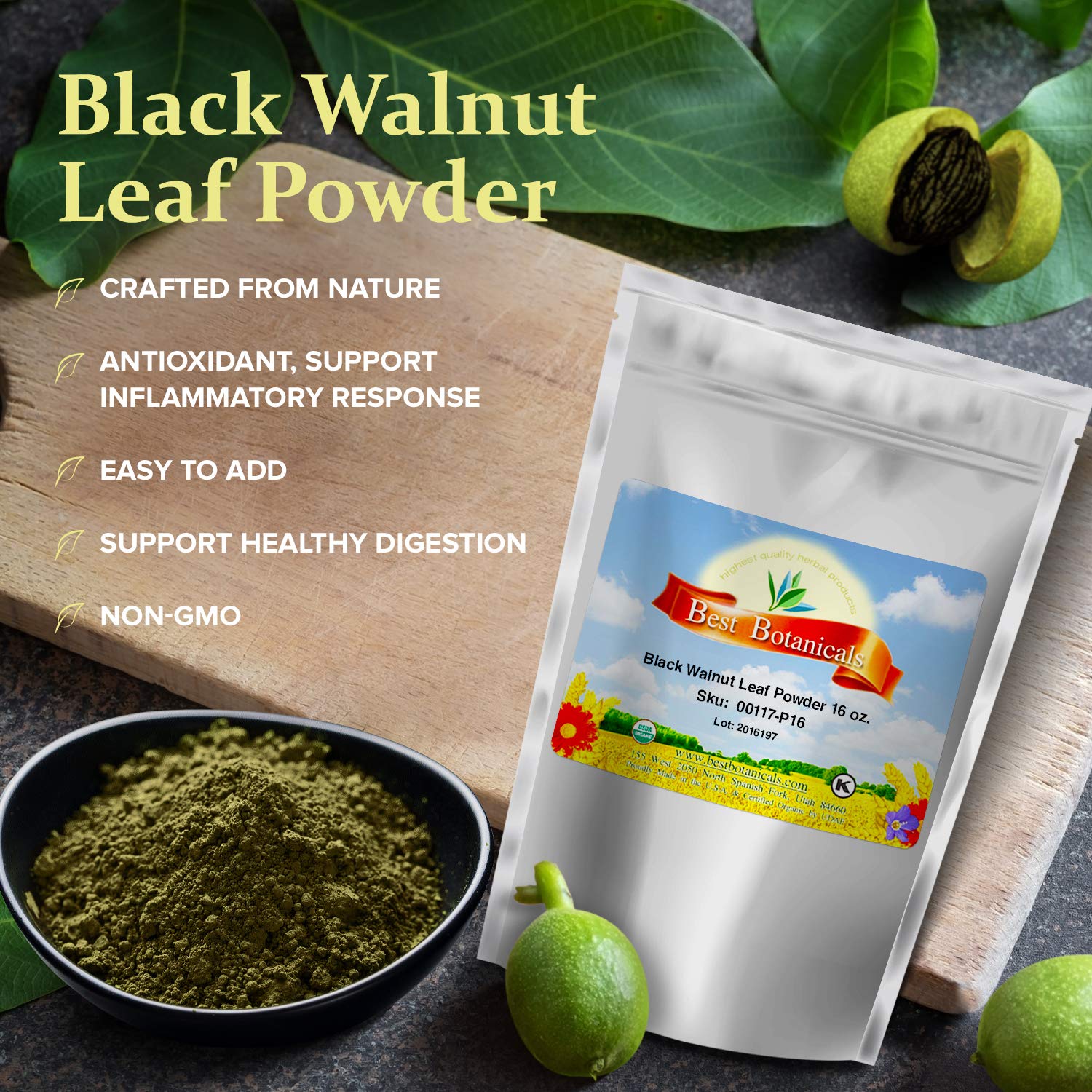 organic black walnut leaf benefits