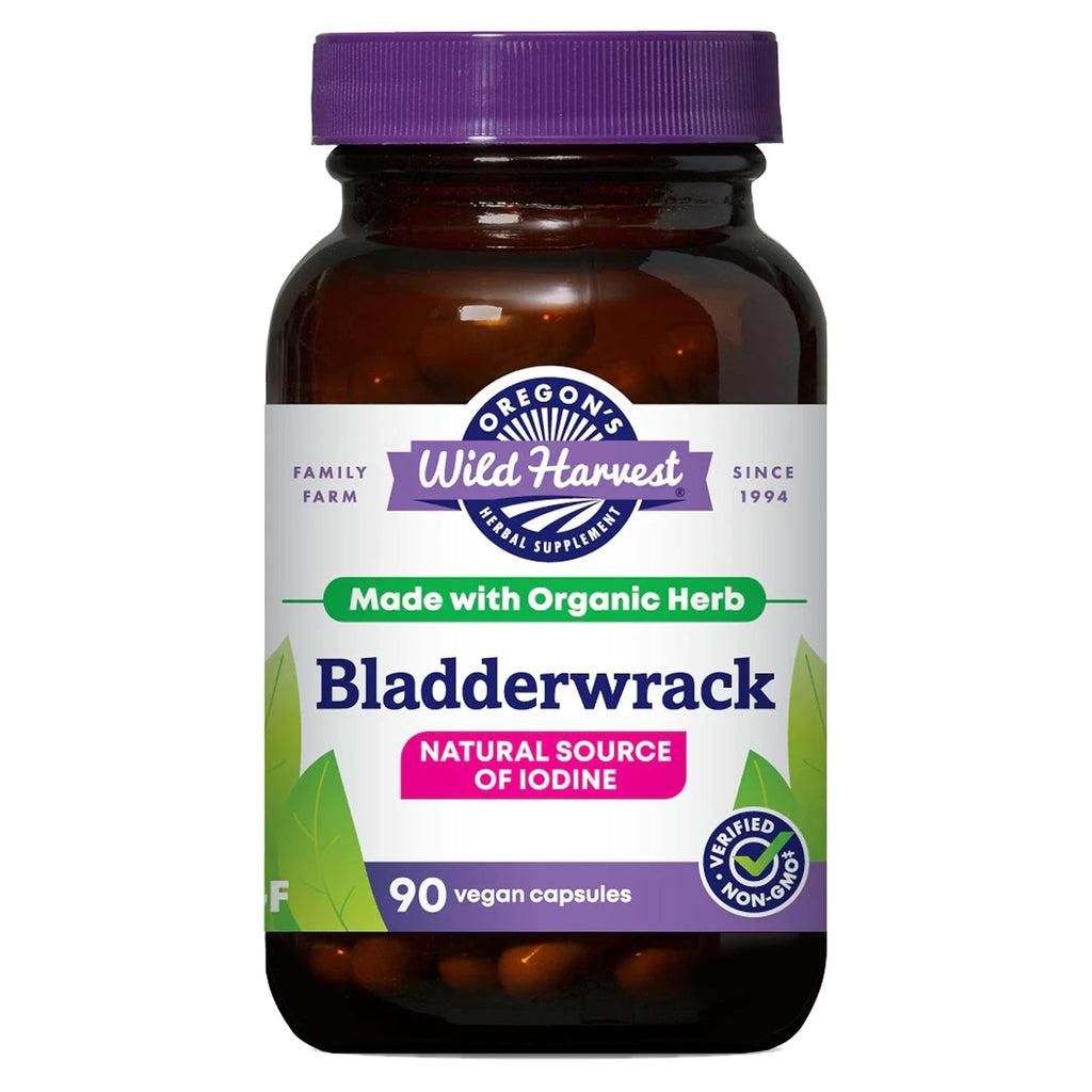 organic bladderwrack capsules for iodine