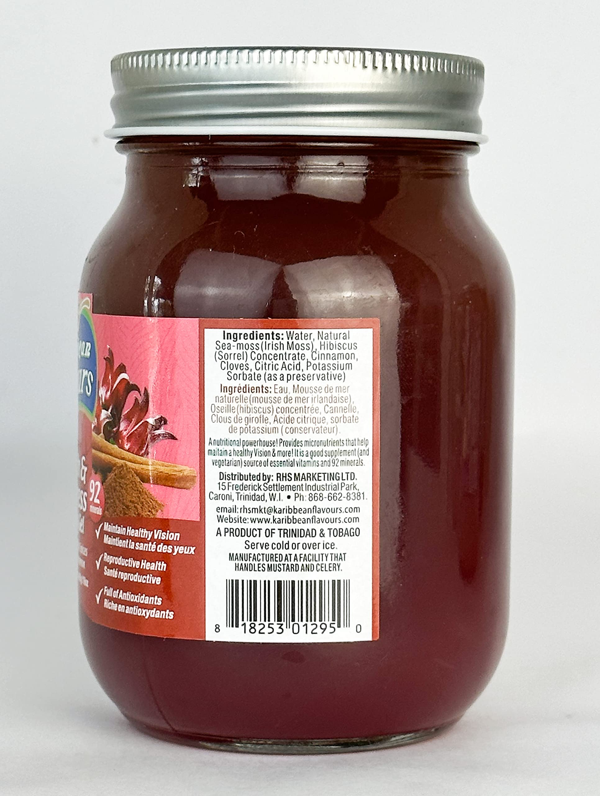 Organic blended vitamin and mineral gel