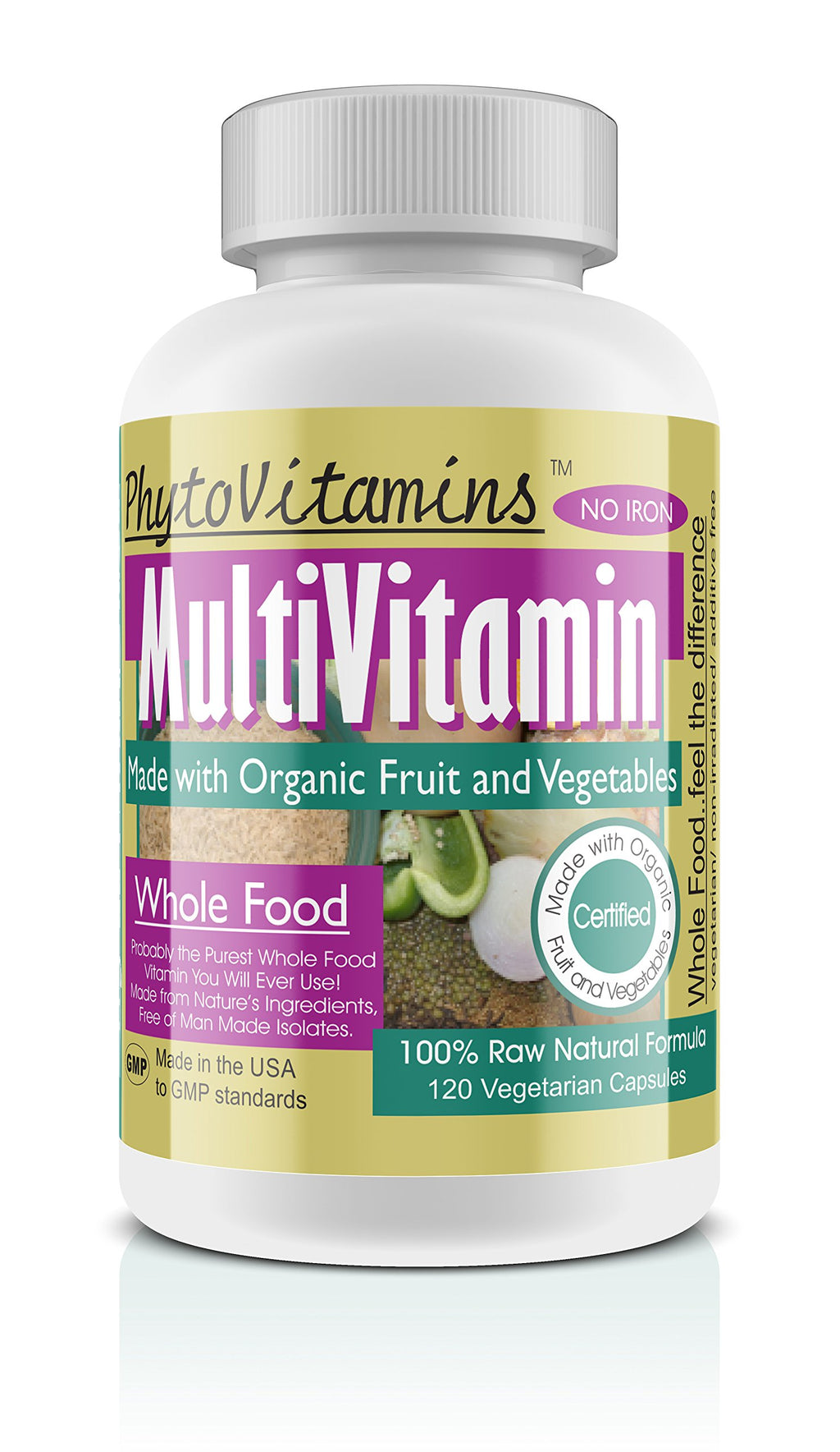 organic blended vitamin & mineral supplements