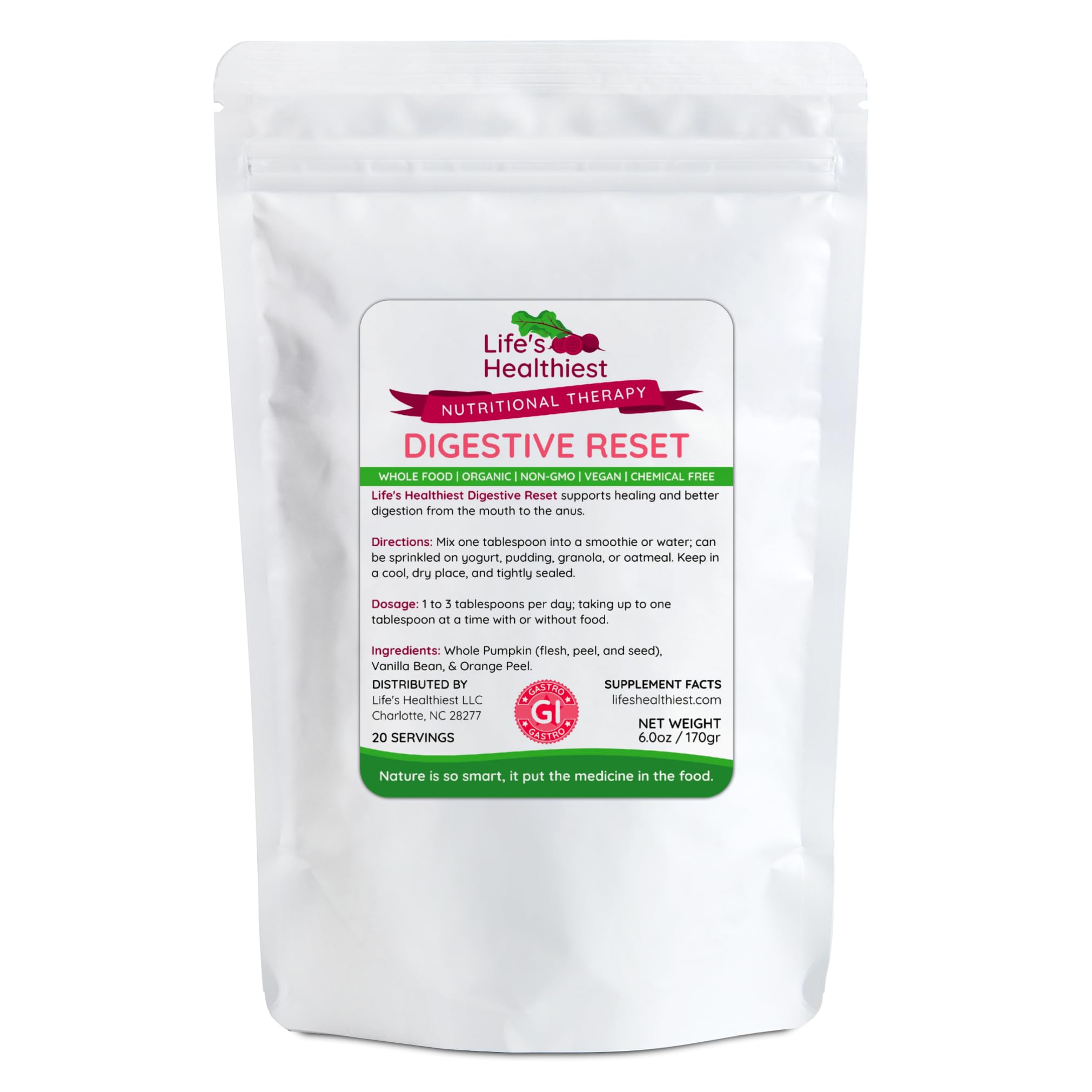 organic blended vitamin & mineral supplements