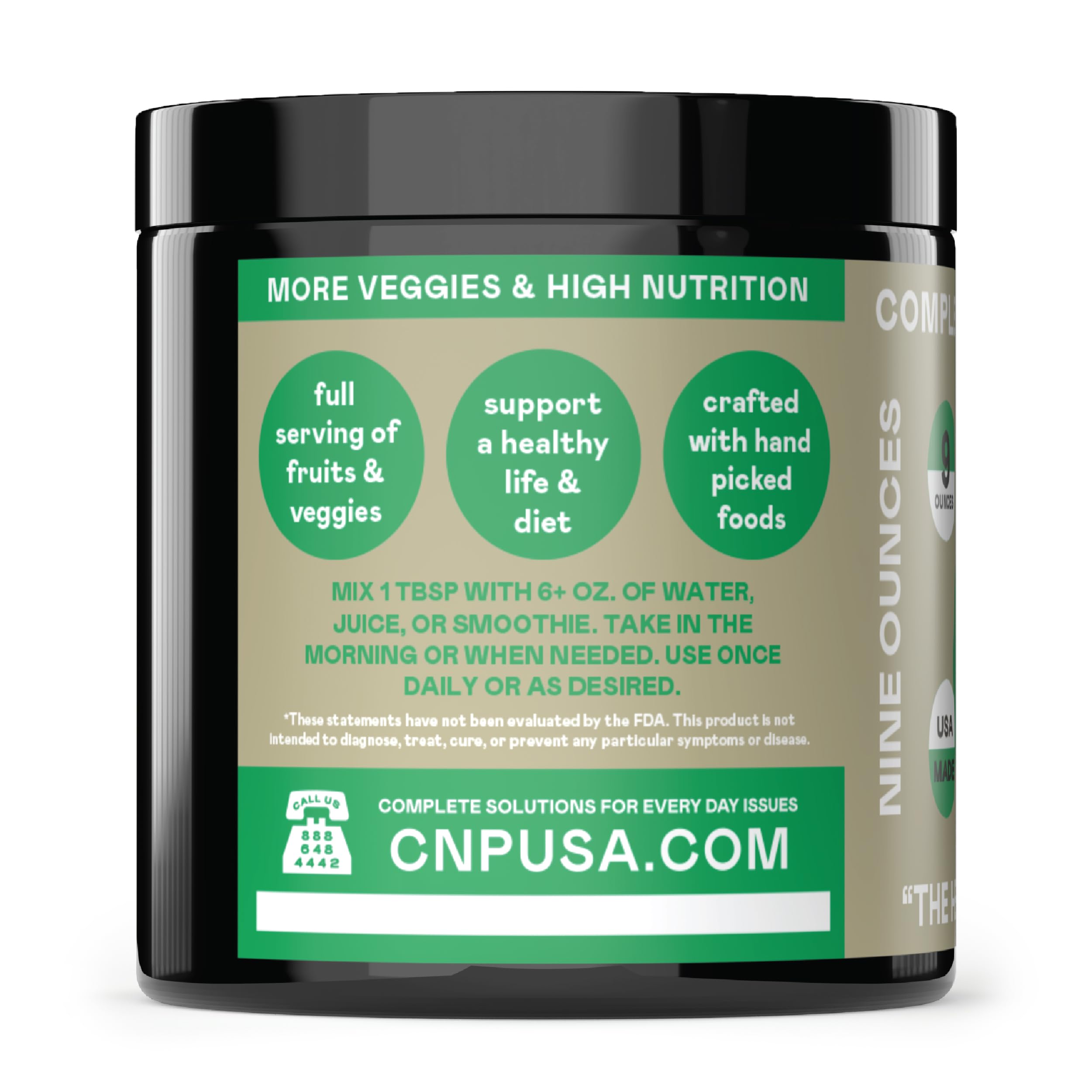 organic blended vitamin & mineral supplements