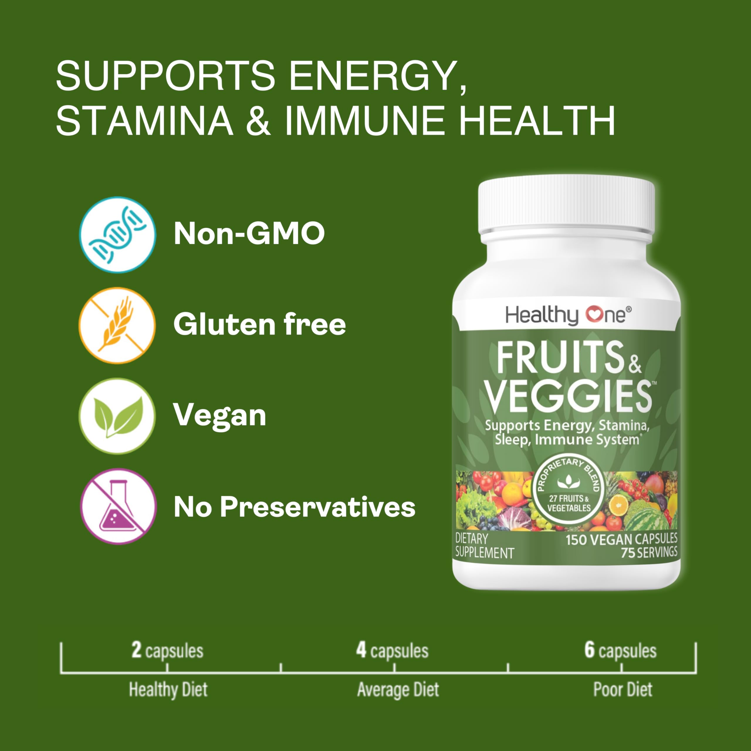 organic blended vitamin & mineral support