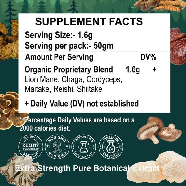 organic blended vitamin powder for energy