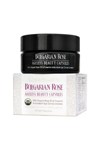 Organic blended vitamin supplements with rose oil