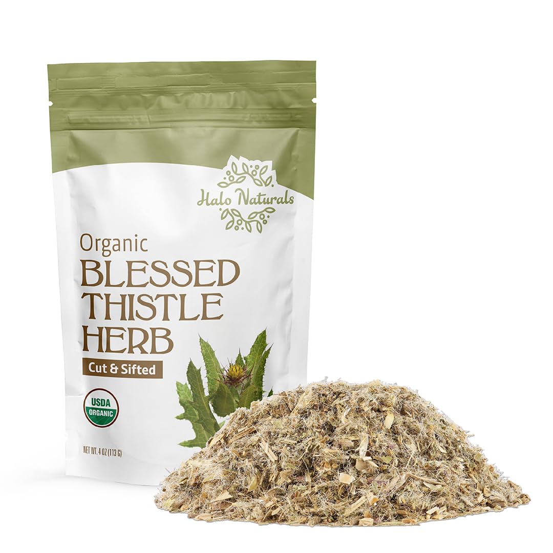 organic blessed thistle herb tea