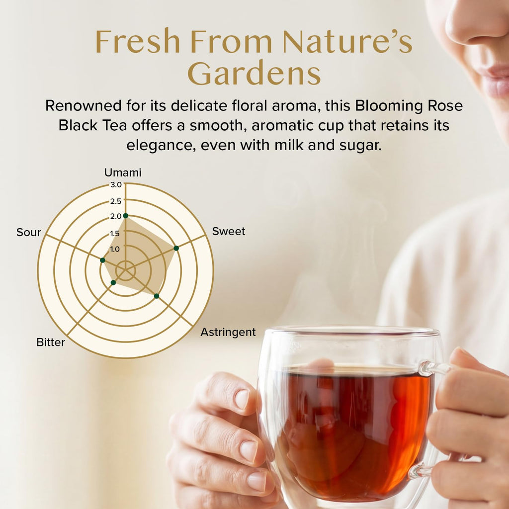organic blooming rose tea bags