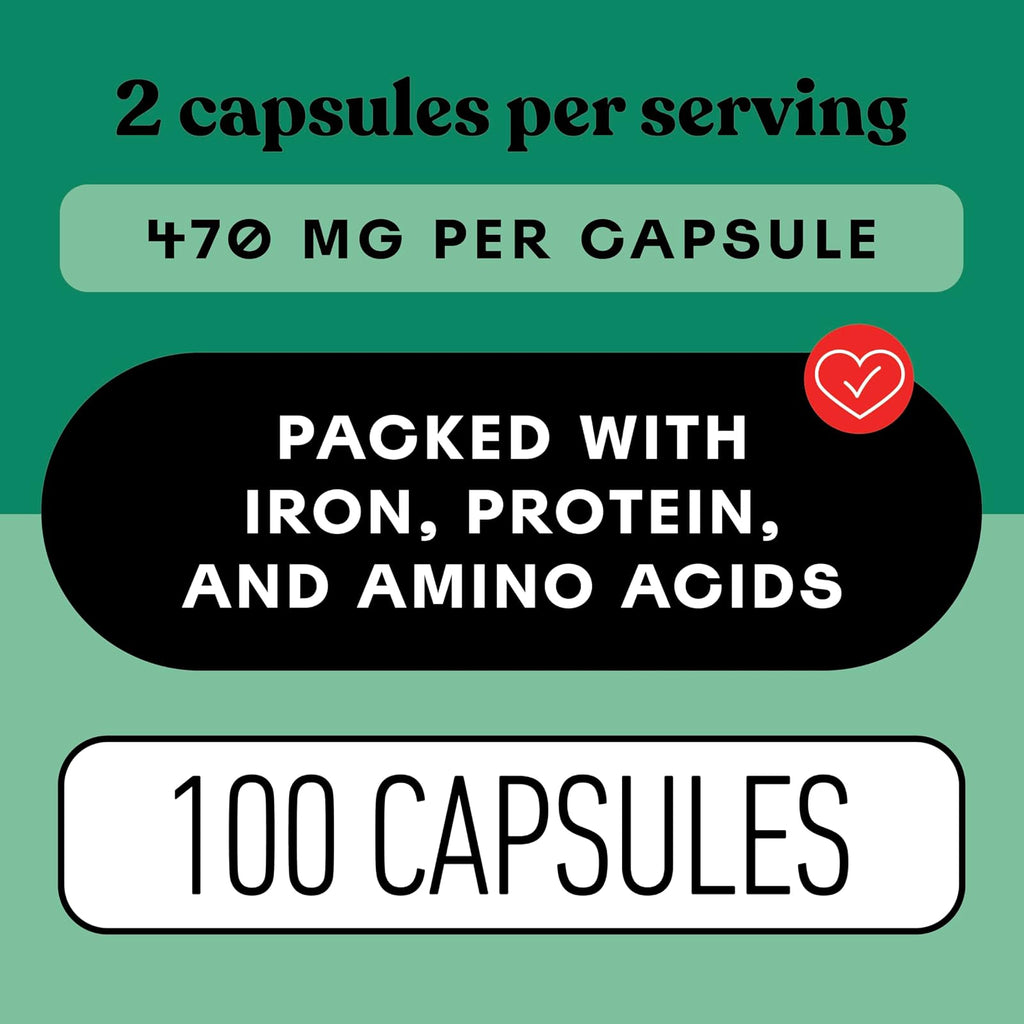 organic blue green spirulina supplement