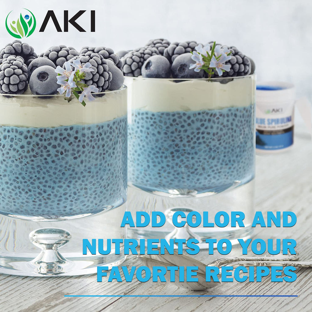 organic blue spirulina for health