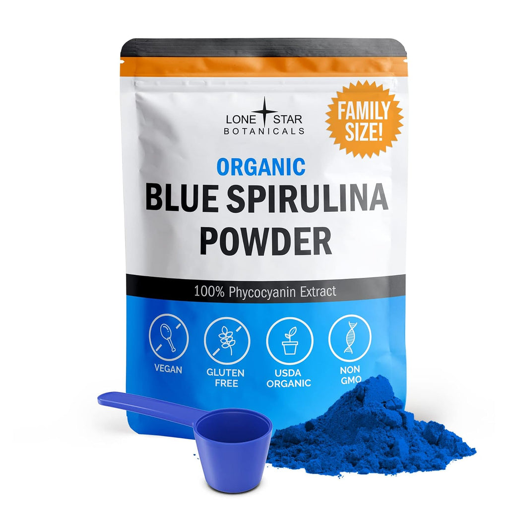 organic blue spirulina powder benefits