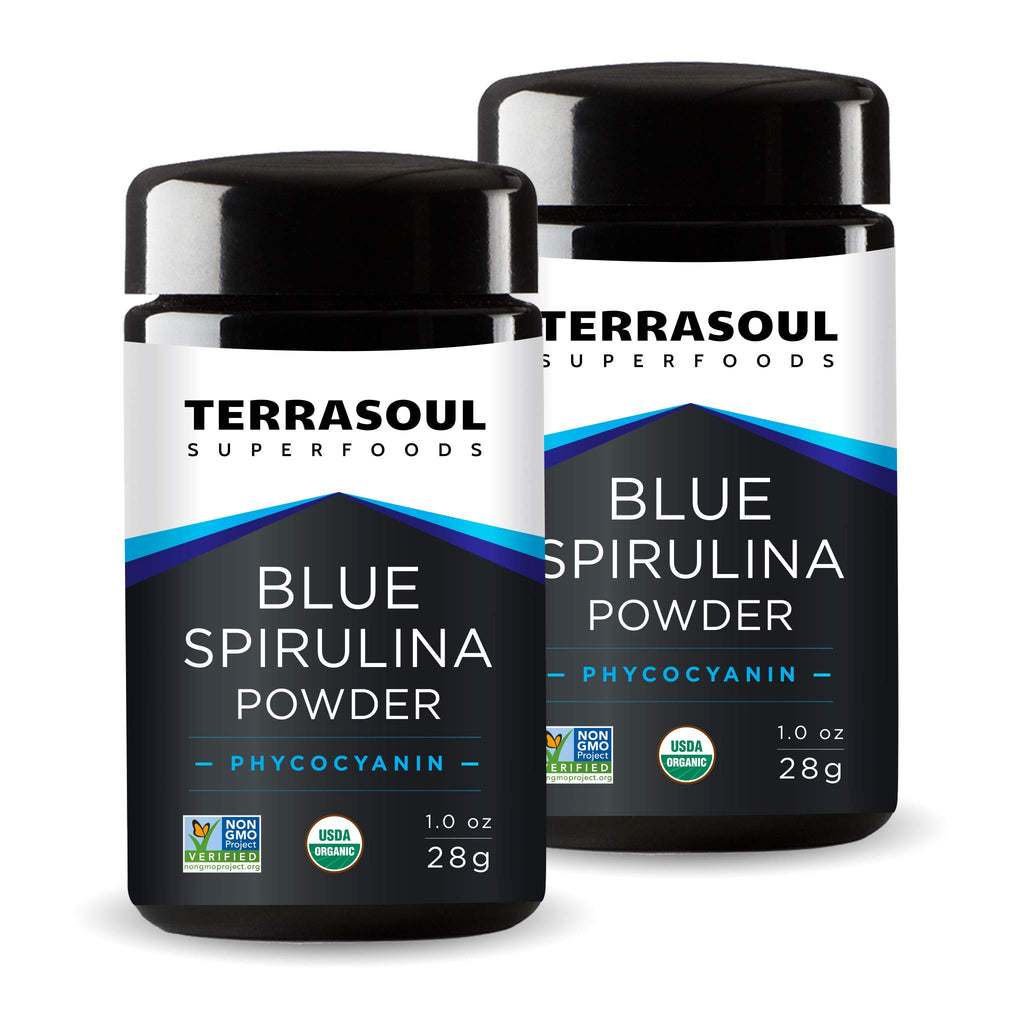 organic blue spirulina powder for smoothies