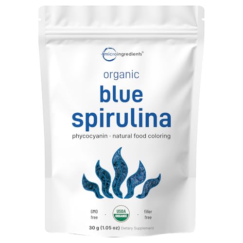 organic blue spirulina powder for smoothies