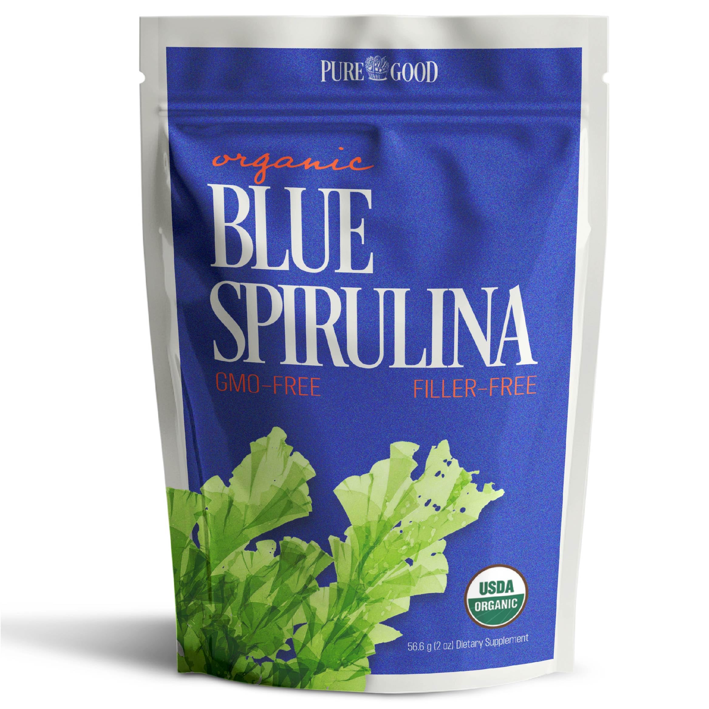 organic blue spirulina powder for smoothies