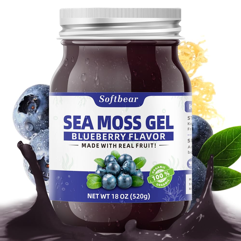 organic blueberry sea moss gel