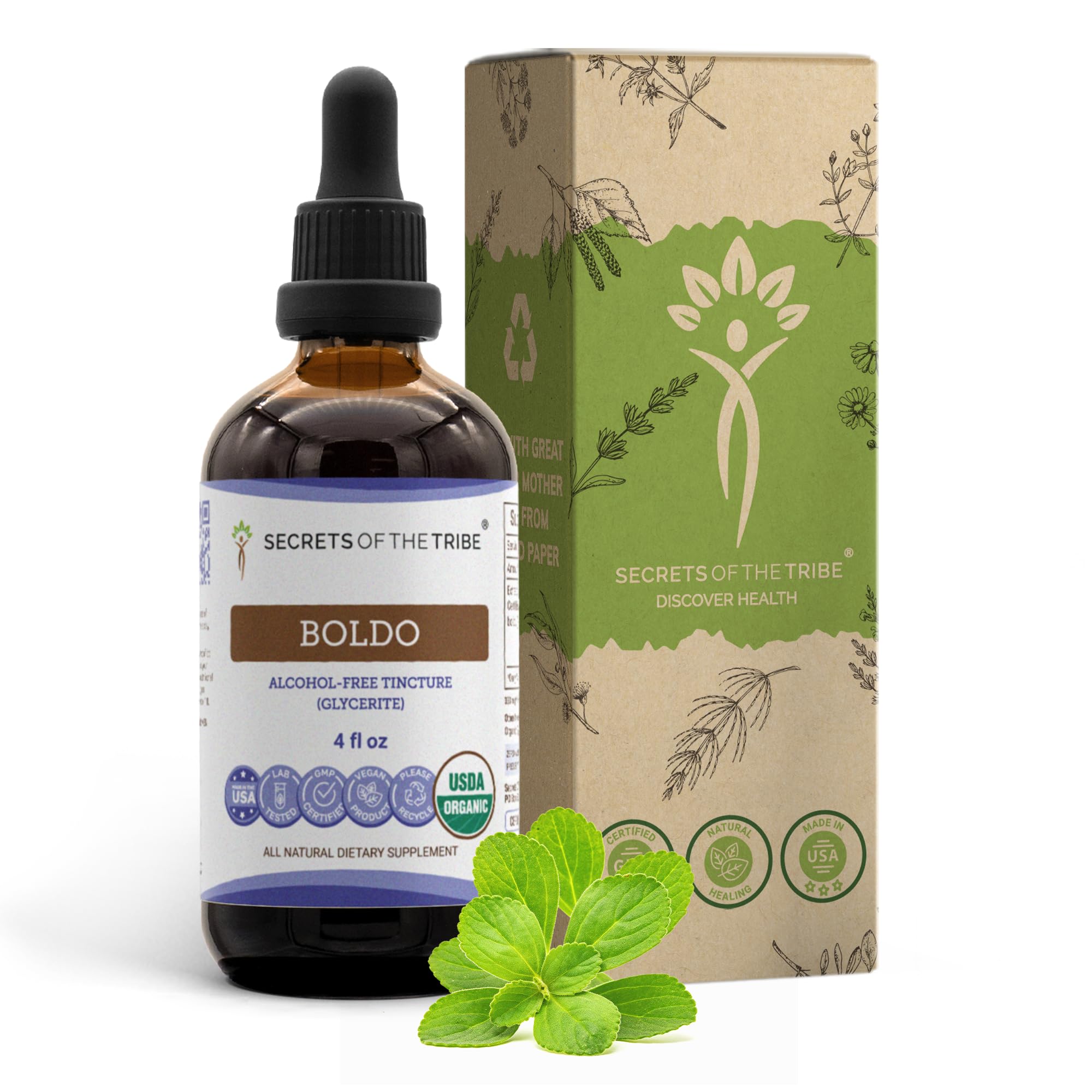 organic boldo herbal drops