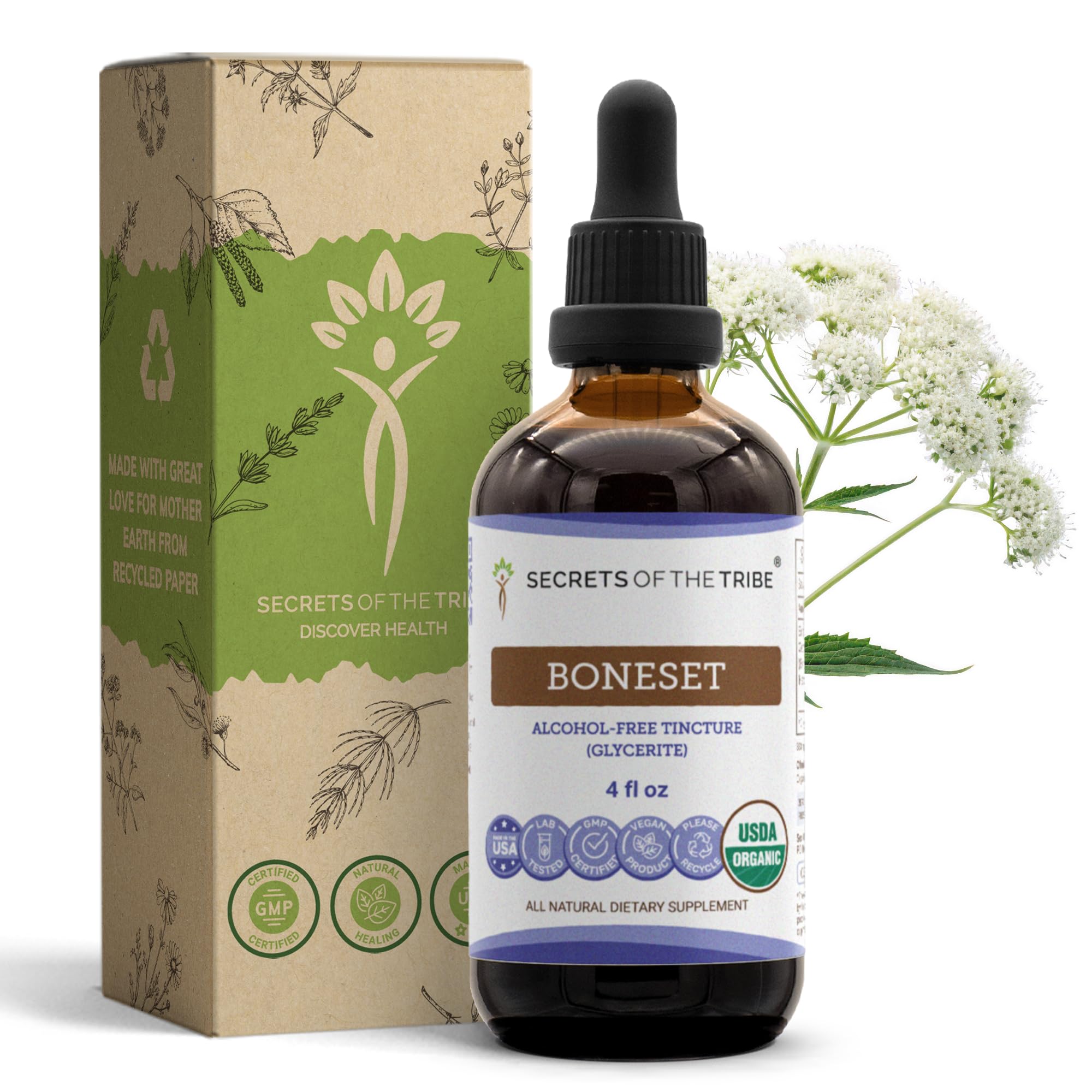 organic boneset herbal drops