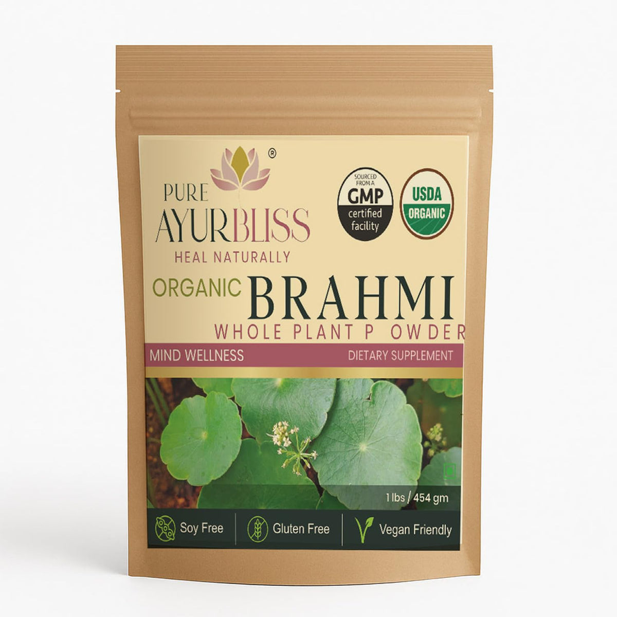 Organic Brahmi powder for brain health