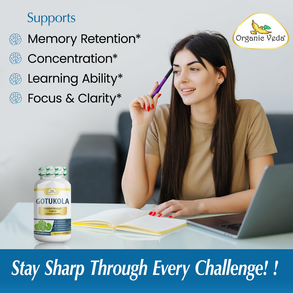 Organic brain health support supplement